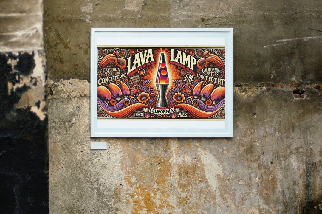 Lava Lamp Poster Lava Lamp Art Retro Art Vintage Lava Lamp Poster - Etsy