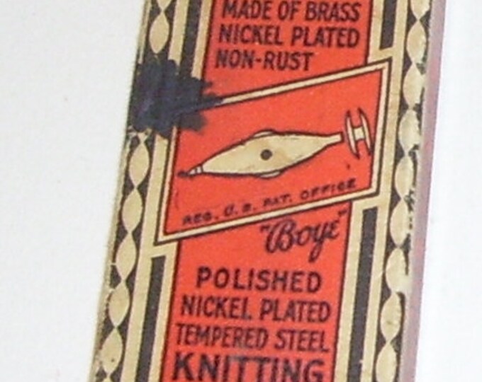 Boye Needle Co. Original 1921 Box With 7 Crochet Metal Hooks - Etsy
