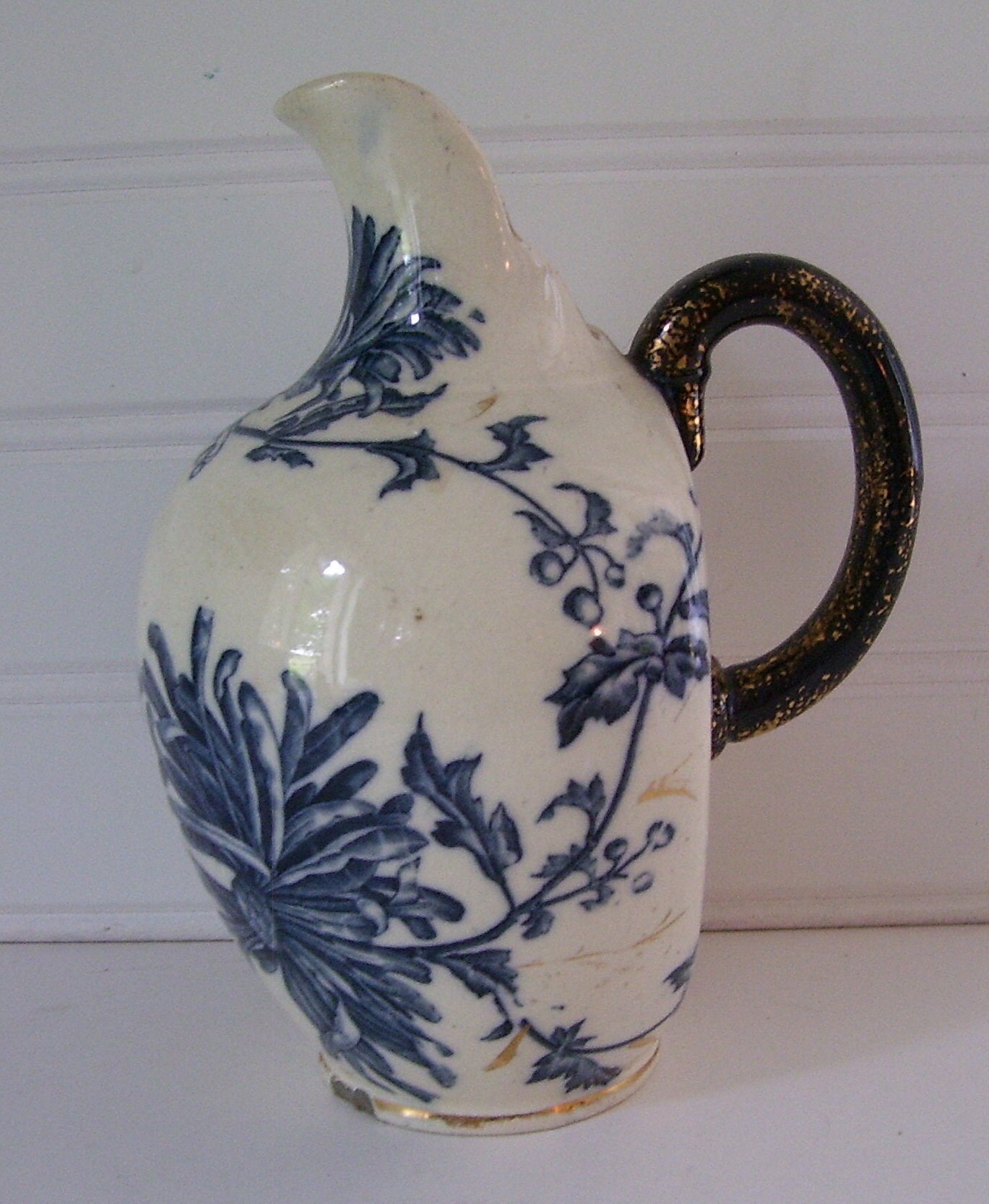 Antique Musterschutz Small Syrup Floral Pitcher German Art - Etsy