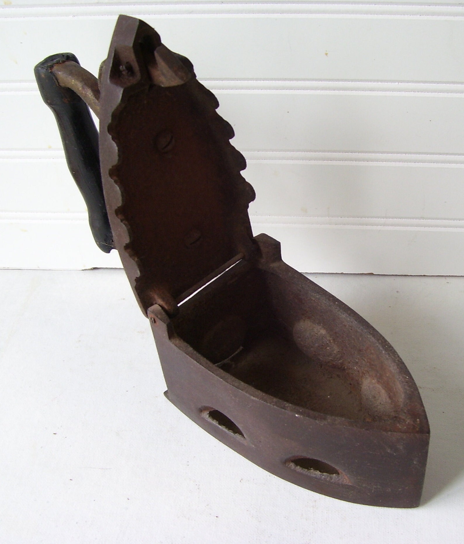 Antique Cast Iron Coal Clothes Press Vintage Primitive Iron - Etsy