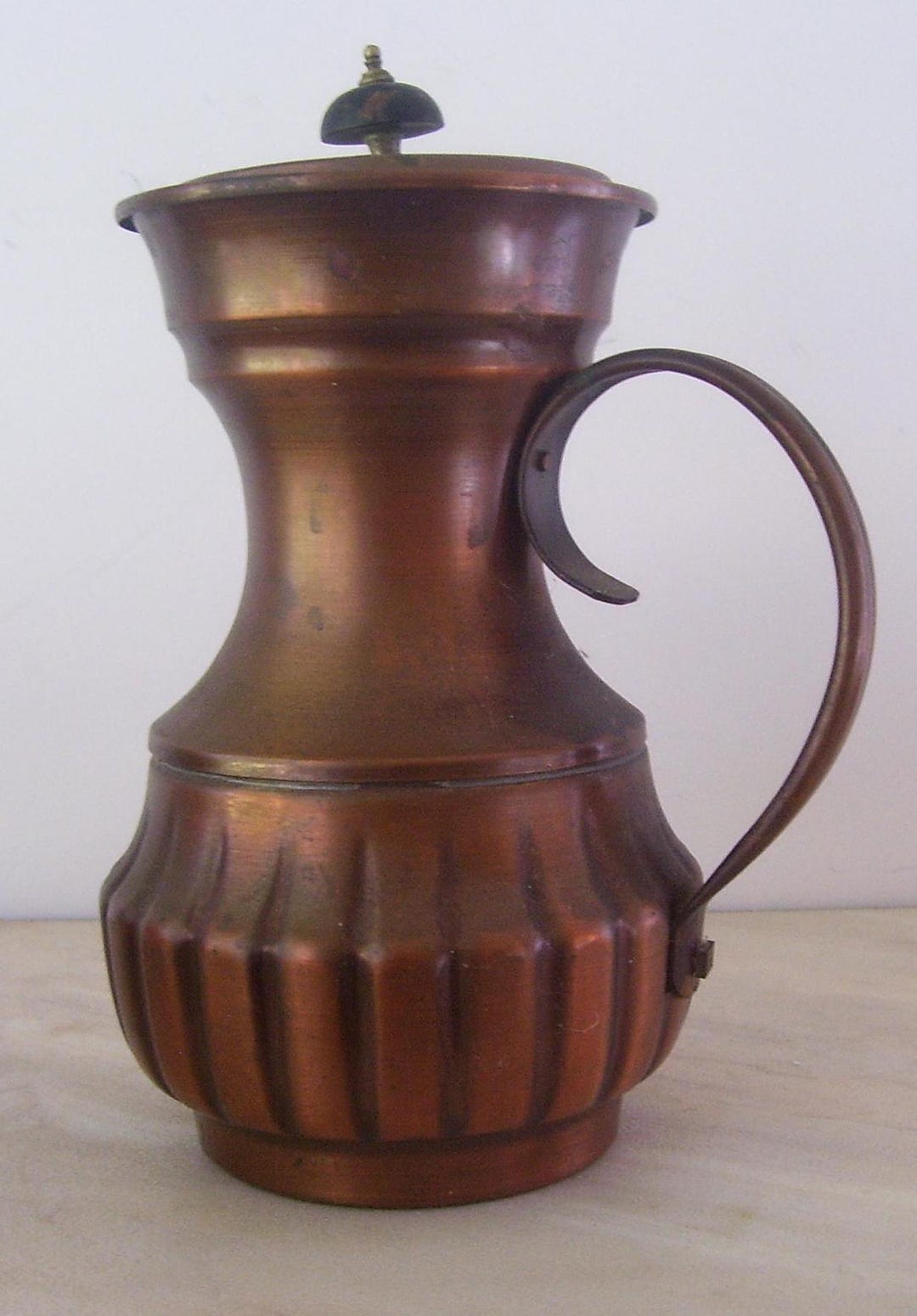 Vintage Massiv Kupfer Copper Coffee Pot/ Made in Germany/ Country ...