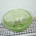 Small Green Ribbed Glass Bowl Vintage Green Mixing Bowlretro - Etsy