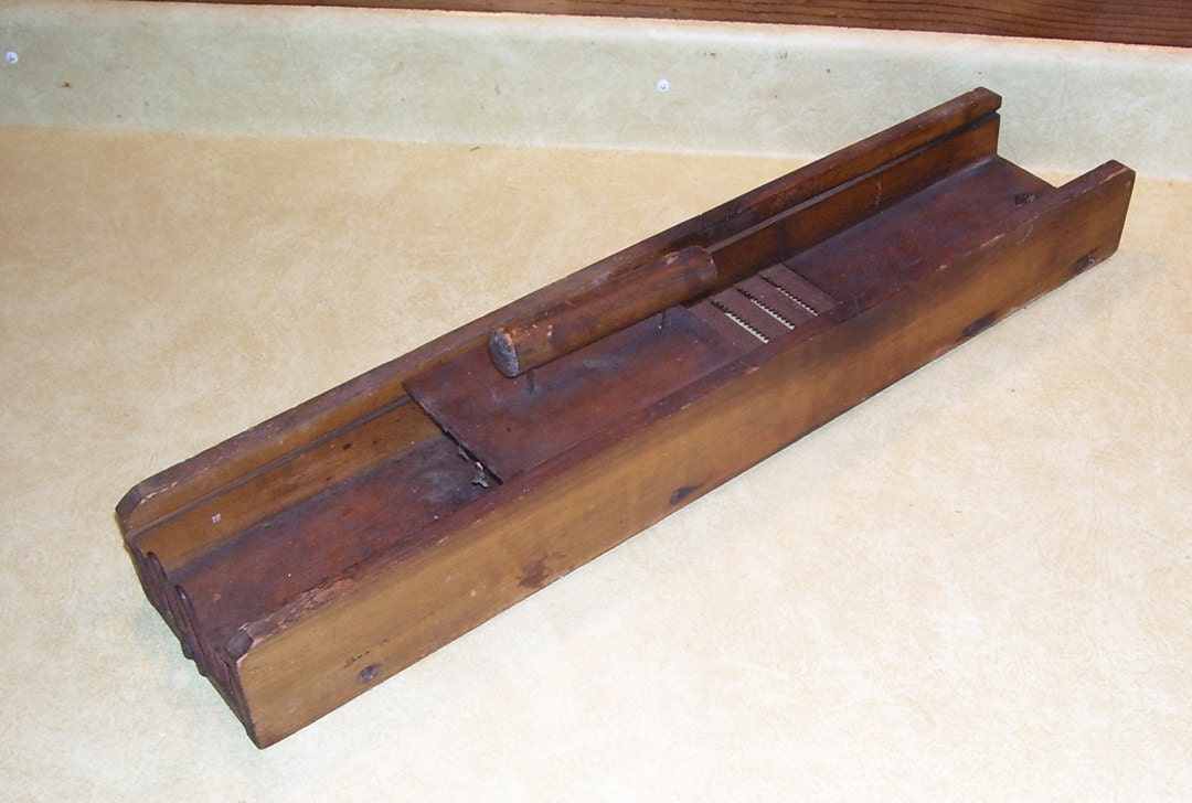 Antique Wood Vegetable Cutter Sauerkraut Cutter Rustic | Etsy
