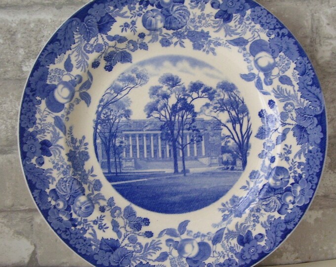 Wedgwood Harvard University 1927 Plate - the Widener Library Collectors ...