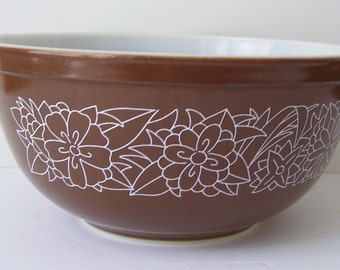 Brown Pyrex Bowl | Etsy
