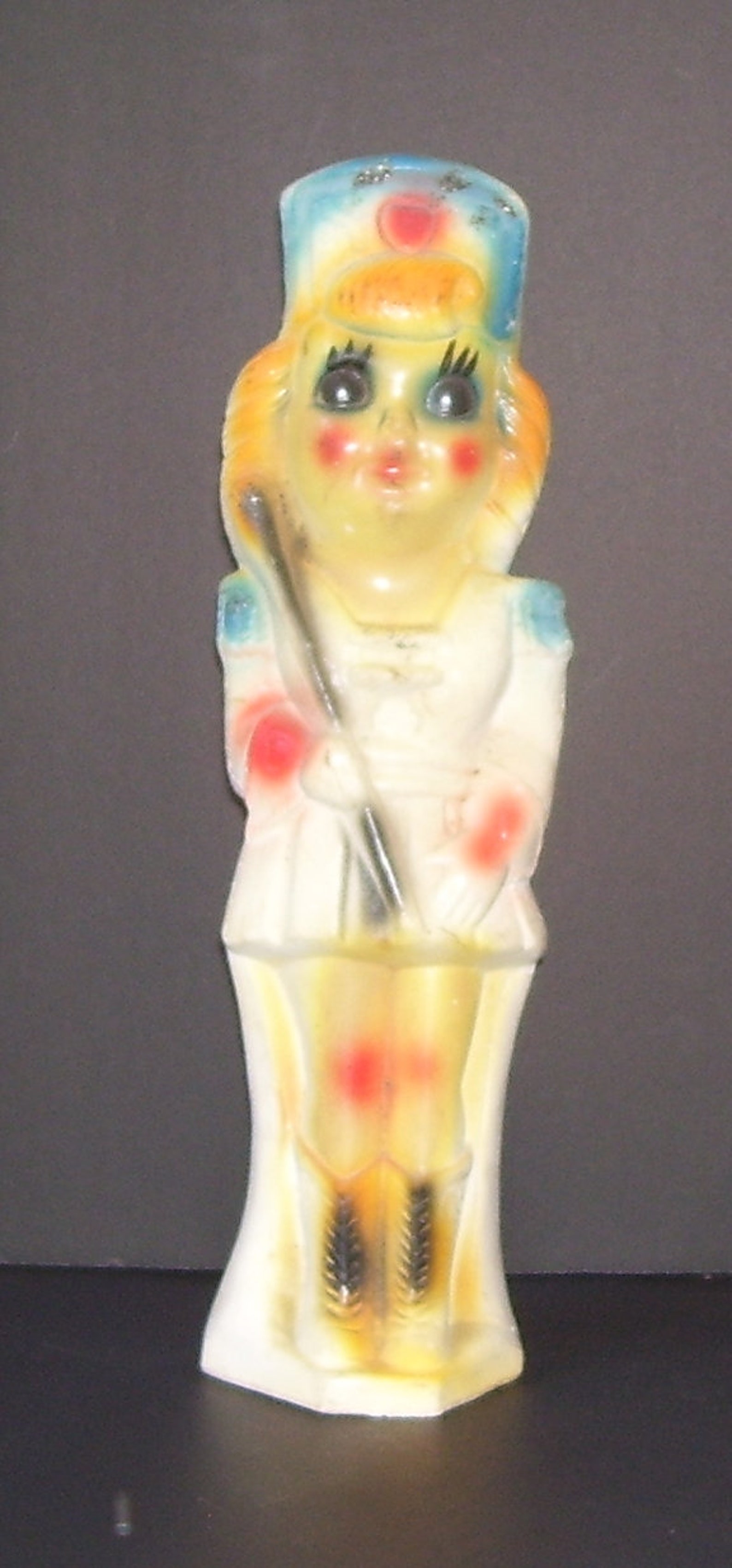 Vintage Carnival Chalkware Drum Majorette With Baton, Girl Drum ...