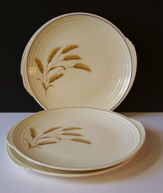 Edwin M. Knowles China Co. 4 Yorktown Golden Wheat Handle | Etsy