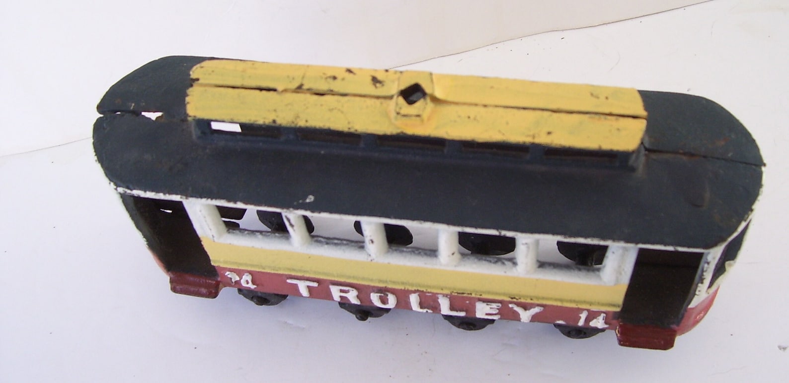 Cast Iron Trolley 14 Passnger Train - Collectors Train - Etsy