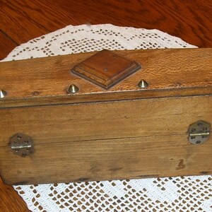 Antique Oak File Box, the Simple Account File Co., Fremont, Ohio - Etsy