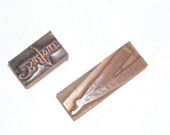 Copper Printing Blocks - Etsy