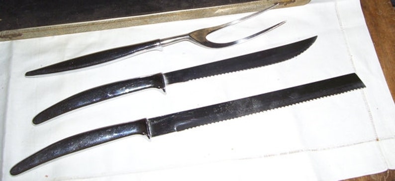 Griffon Cutlery 3 Pieces Stainless Steel Fork Knife Large | Etsy