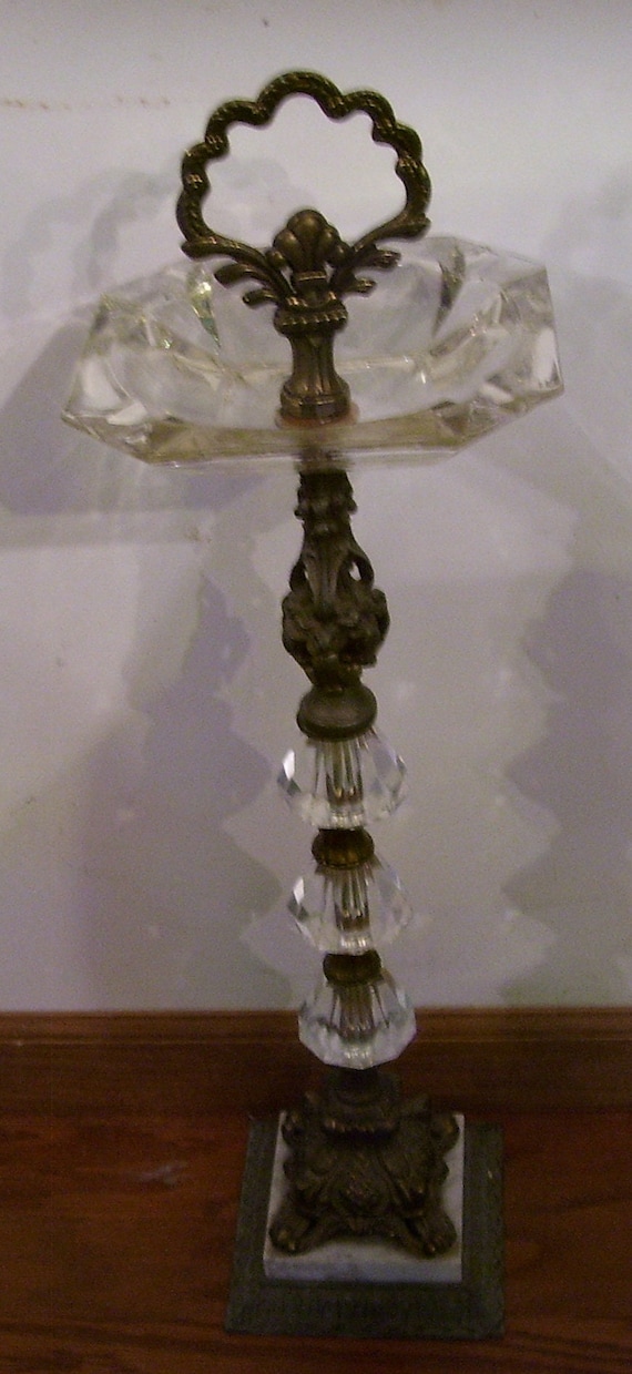 Antique Floor Ashtray Stand