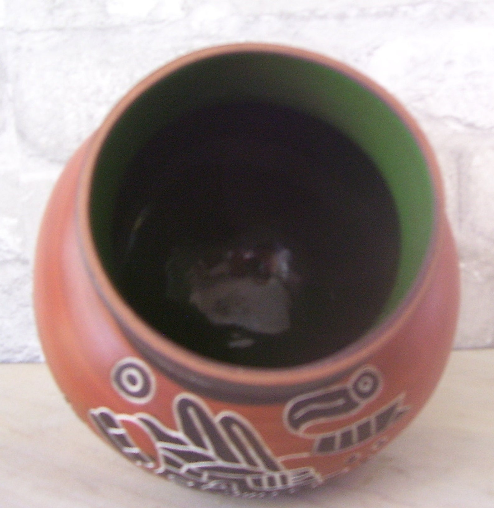 Mexican Clay Aztec Pot, Sienna Brown Terra Cotta Vase - Etsy