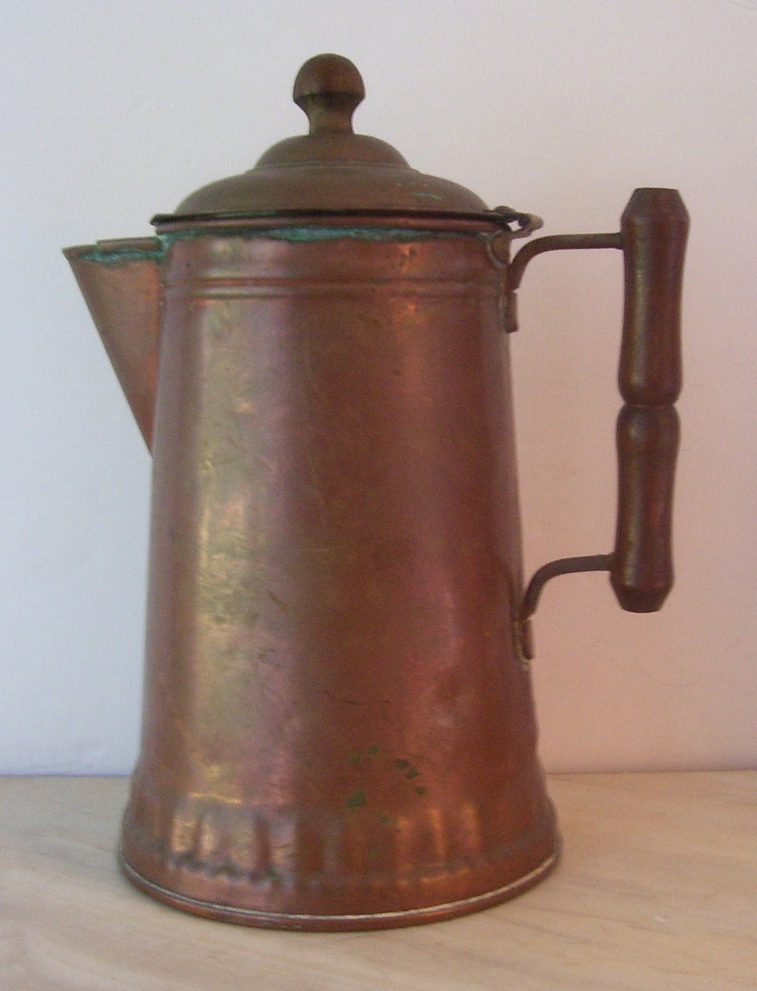 Antique Copper Pouring Coffee Pot, Vintage Kitchen/ - Etsy