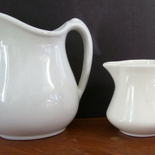 Antique Homer Laughlin Pitcher - Etsy