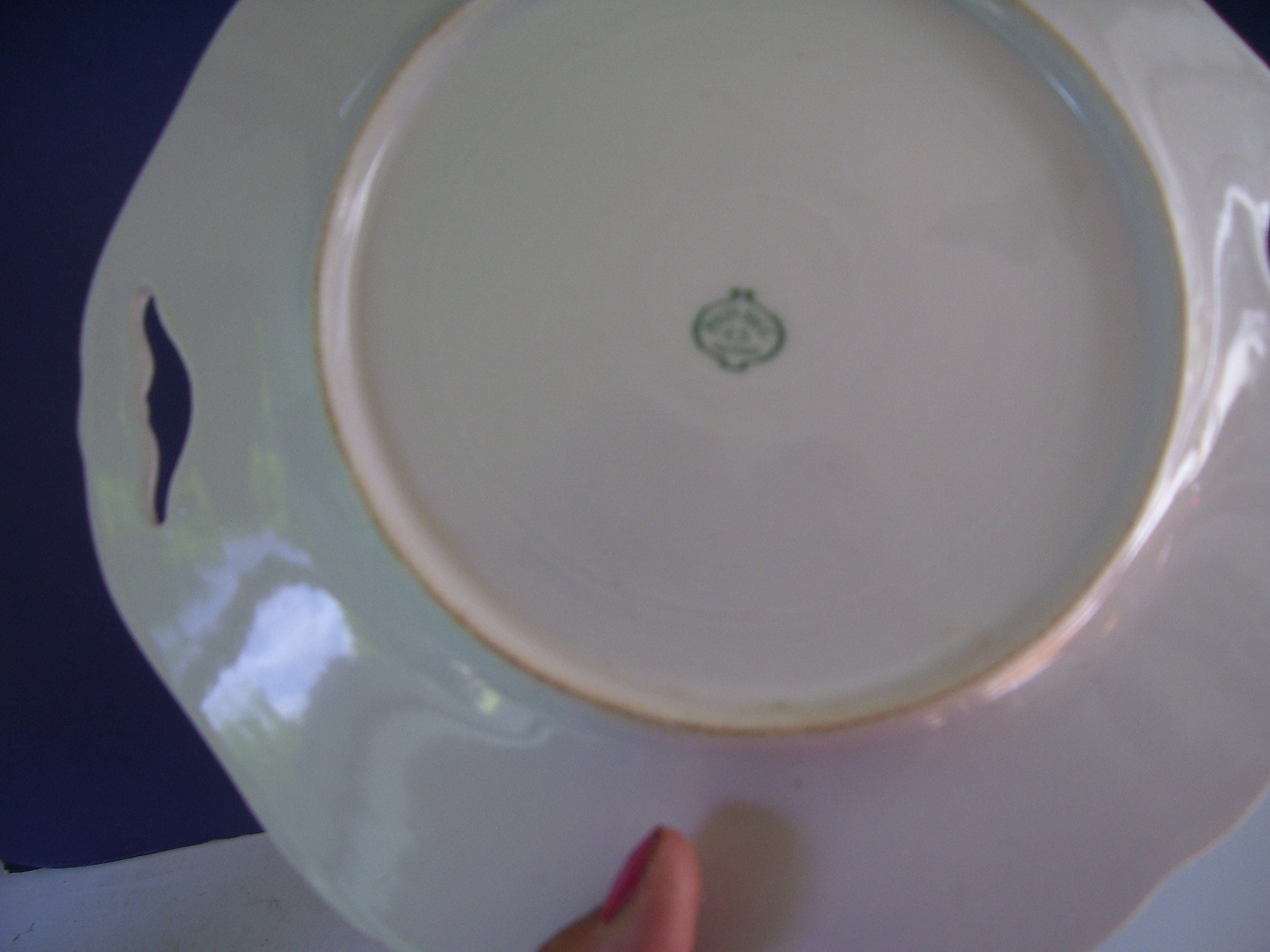 Antique German Prov. E.S. Saxe Plate and Small Royal Albert - Etsy