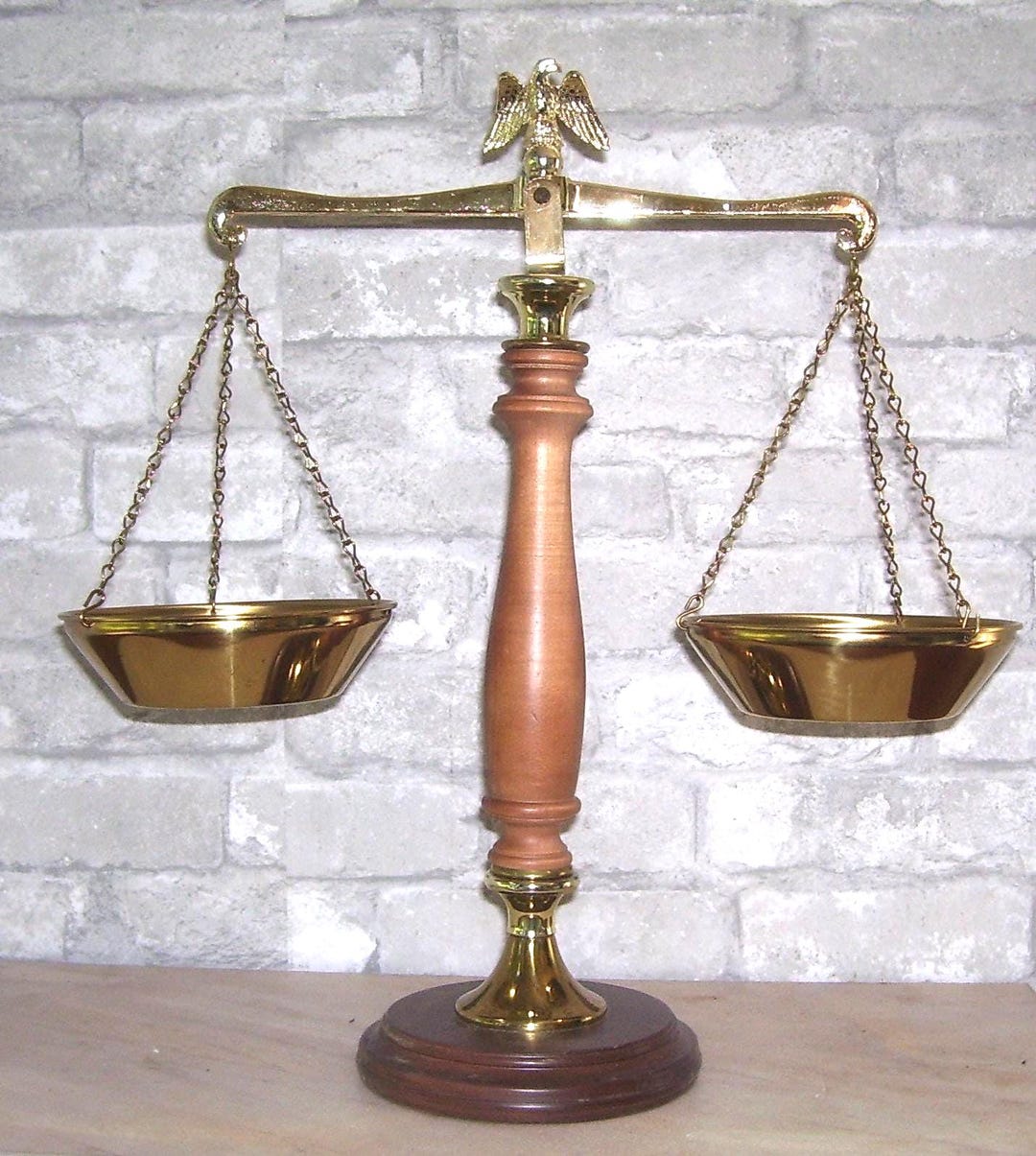 Colonial Scale Gail A Ware by Gailstyn / Brass Double Scale, Eagle Top ...