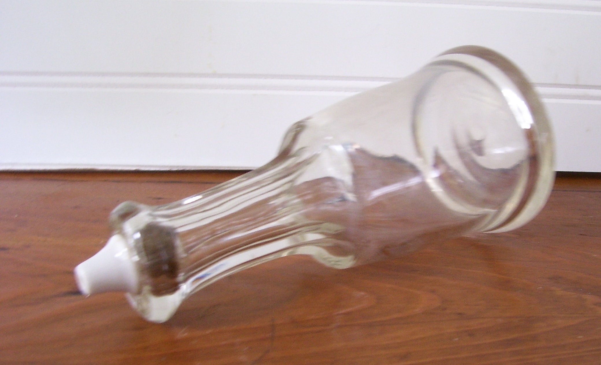 Antique Barber Shop Clear Glass Bottle With Ceramic Stopper - Etsy