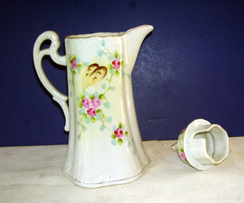 Vintage Made in Japan Porcelain Gold Trimmed Pitcher, Serving Pitcher ...