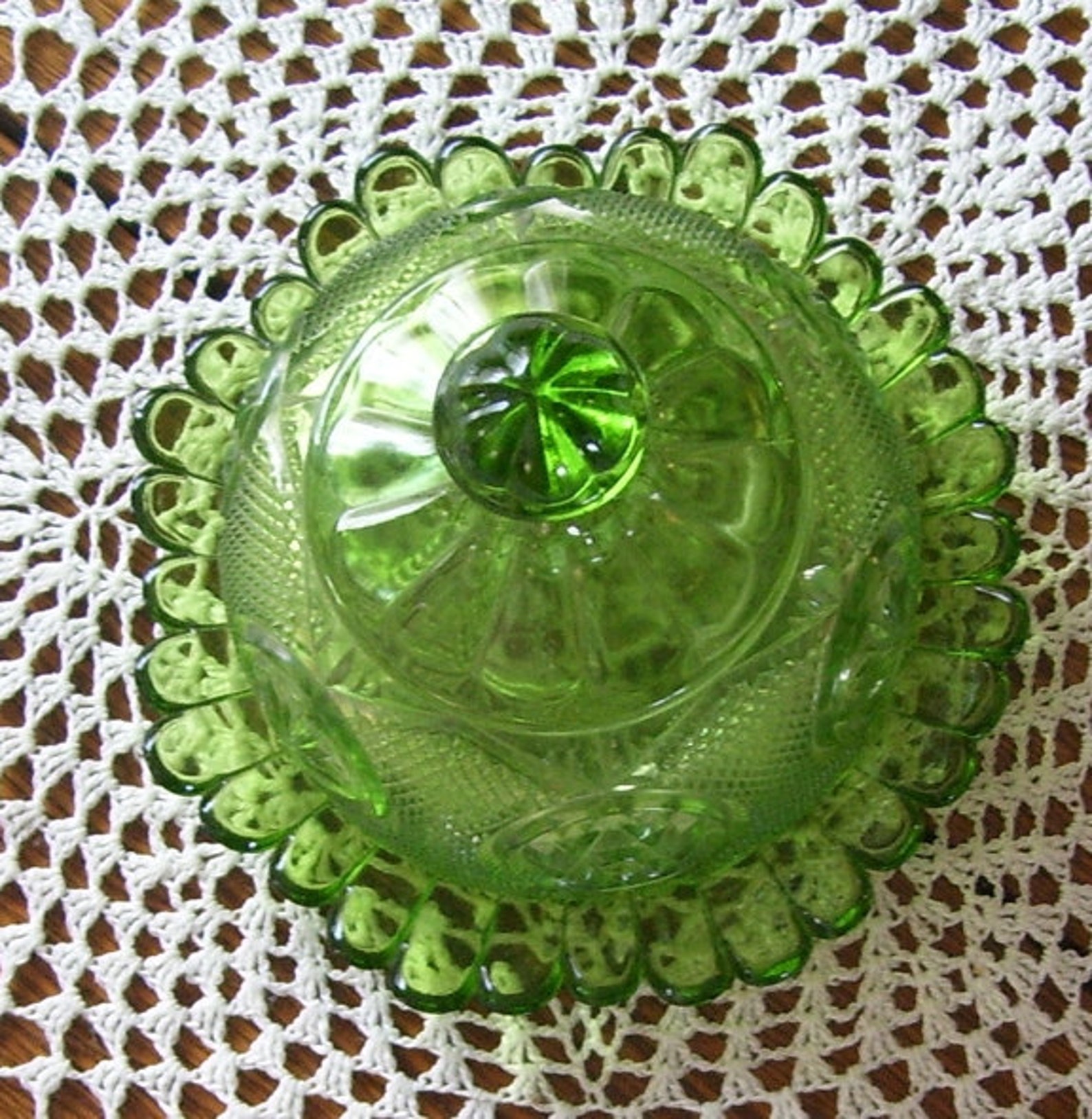 Victorian Butter Dish Green Sandwich Pressed Glass Butter - Etsy