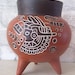Fine Art Mexican Clay Footed Aztec Pot/ Terra Cota Brown Vase/ 6 3/4 ...