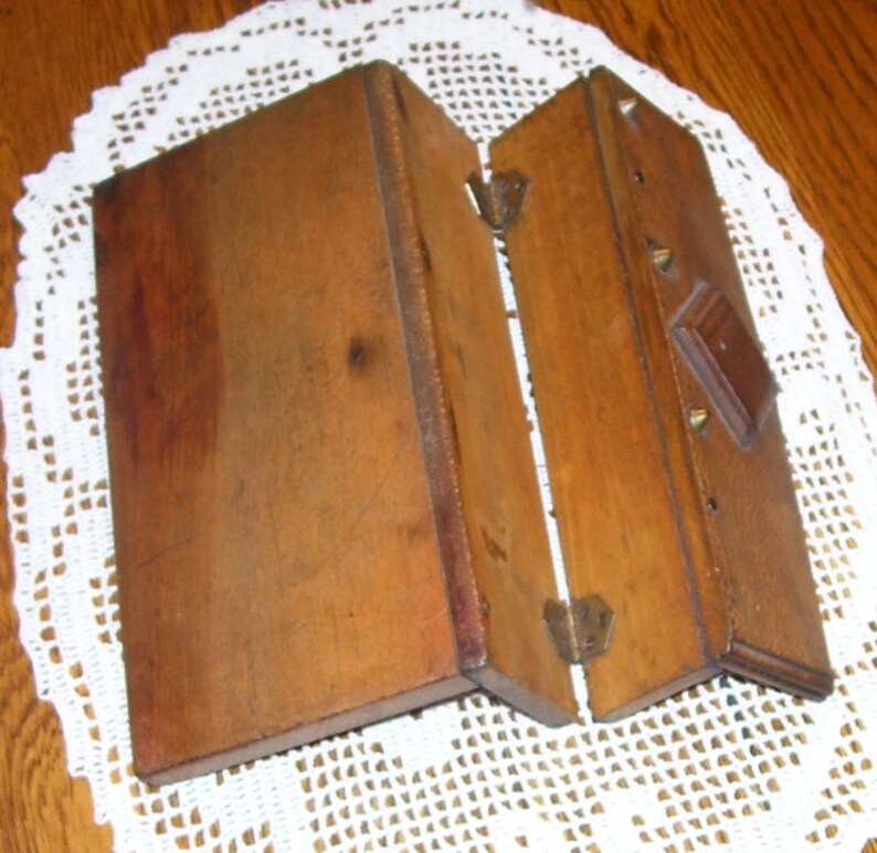 Antique Oak File Box, the Simple Account File Co., Fremont, Ohio - Etsy