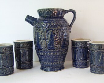 Red Wing Pottery Pitcher - Etsy