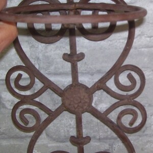Vintage Cast Iron Wall Towel Holder / Farm House / - Etsy