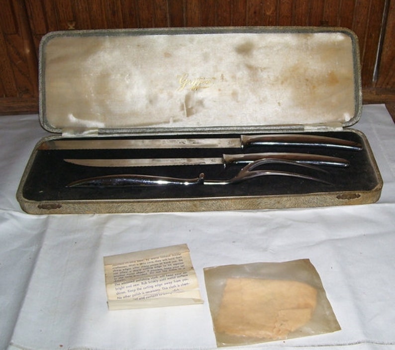 Griffon Cutlery 3 Pieces Stainless Steel Fork Knife Large | Etsy