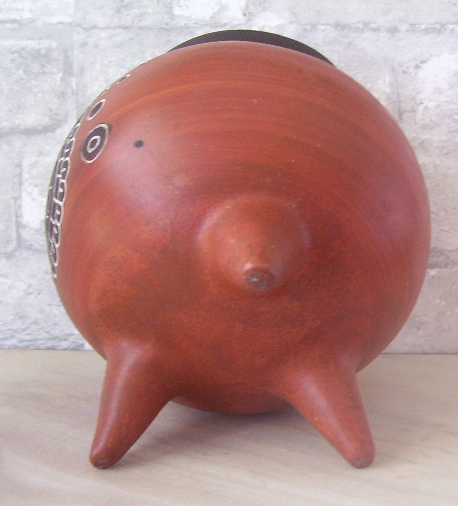 Mexican Clay Aztec Pot, Sienna Brown Terra Cotta Vase - Etsy