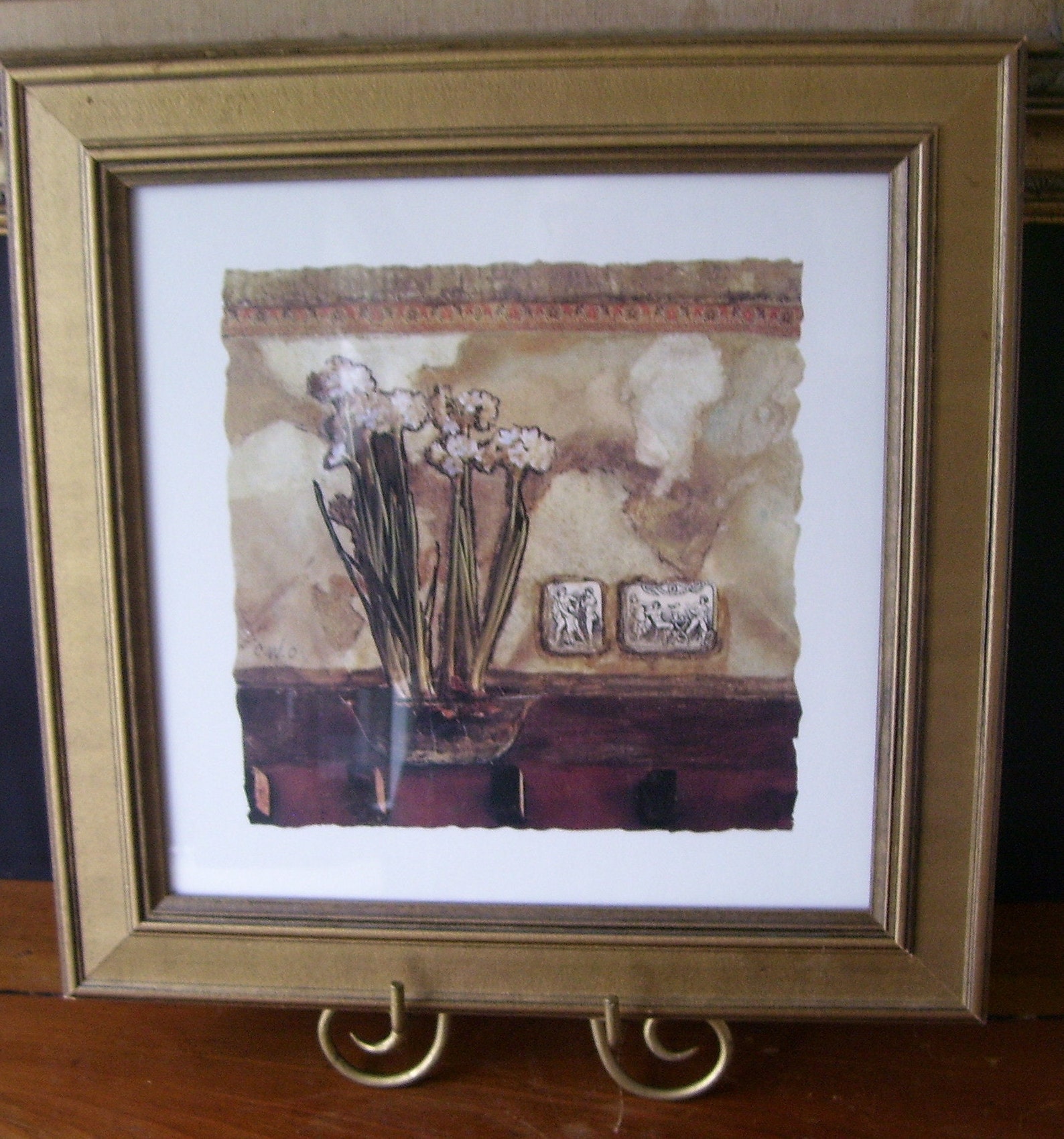 Illustrated Water Color by Artist Catherine Watson Framed, Copper ...