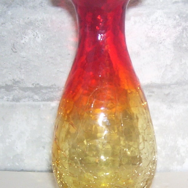 Vintage Amberina Decanter - Etsy