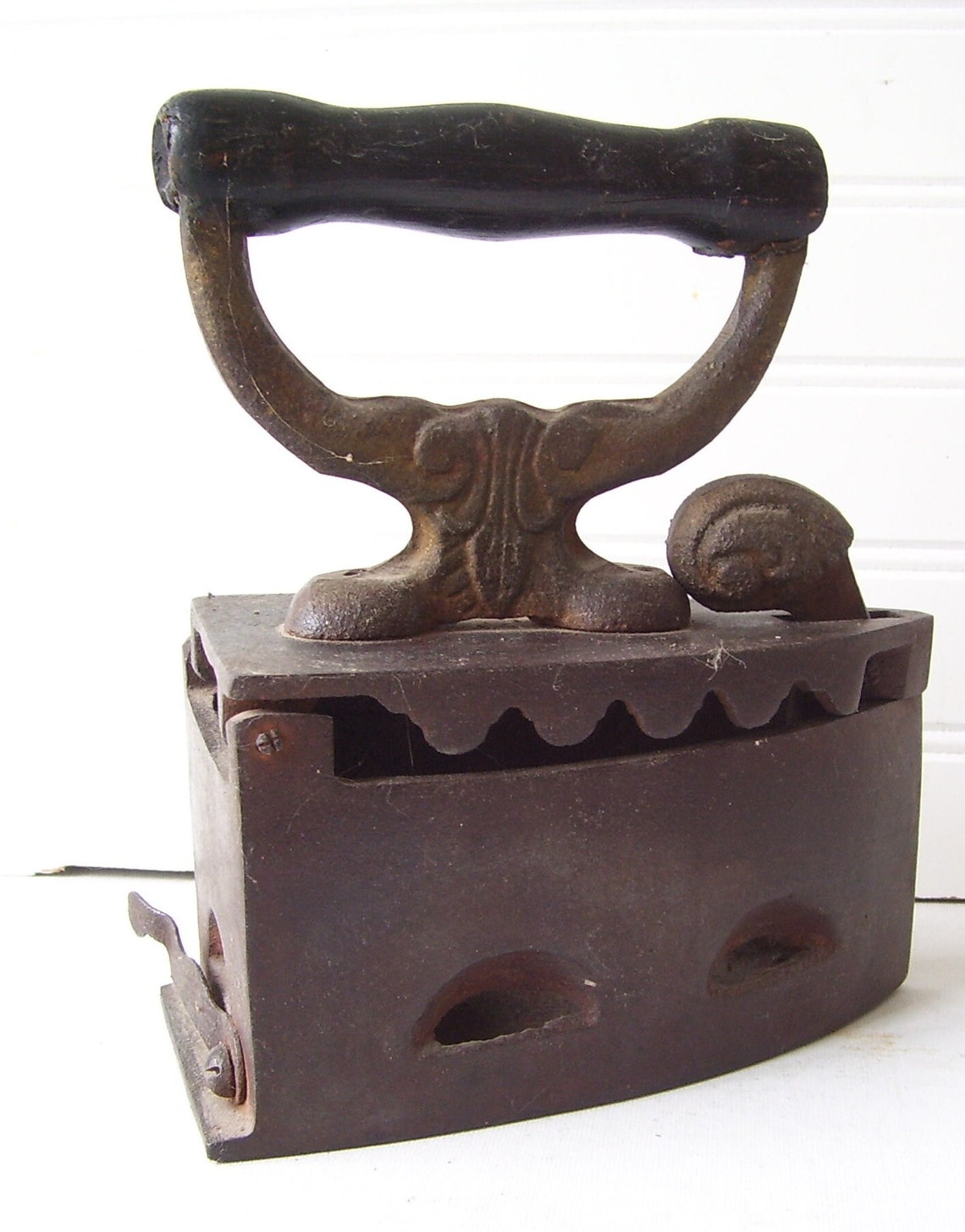 Antique Cast Iron Coal Clothes Press Vintage Primitive Iron - Etsy