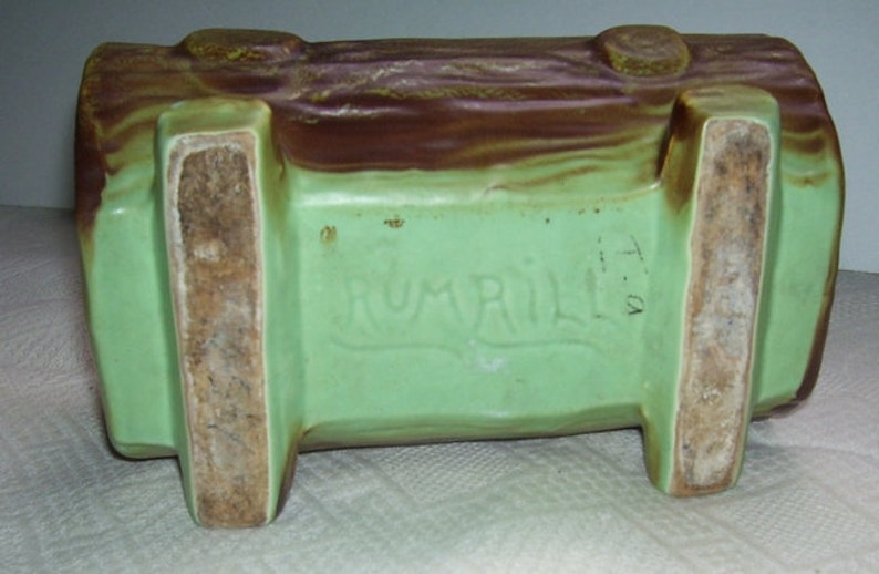 Rumrill Log Pottery Planter George Rumrill Red Wing Home - Etsy
