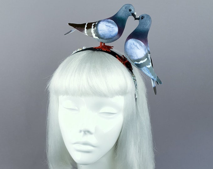 Pigeon Poop Headband, Silly, Funny, Anti Valentines, Hen Party, Quirky ...
