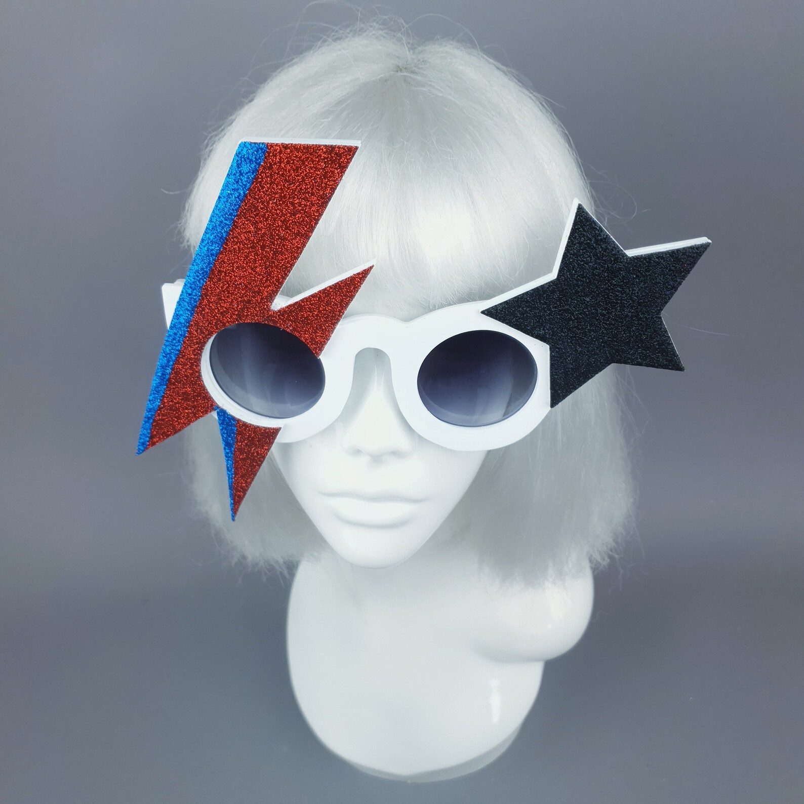 David Bowie Novelty Sunglasses Glam Rock Fashion Aladdin - Etsy