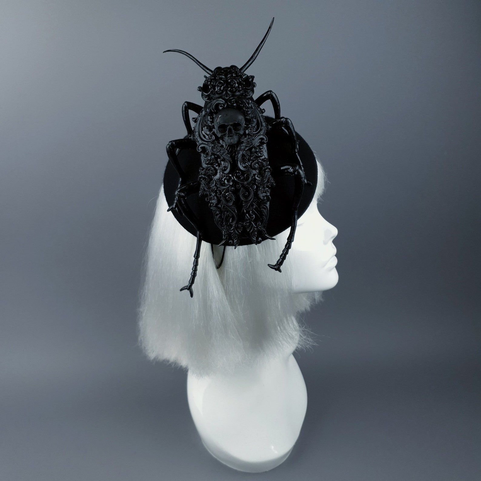 Giant Filigree Cockroach Fascinator Hat Surreal Royal Ascot - Etsy