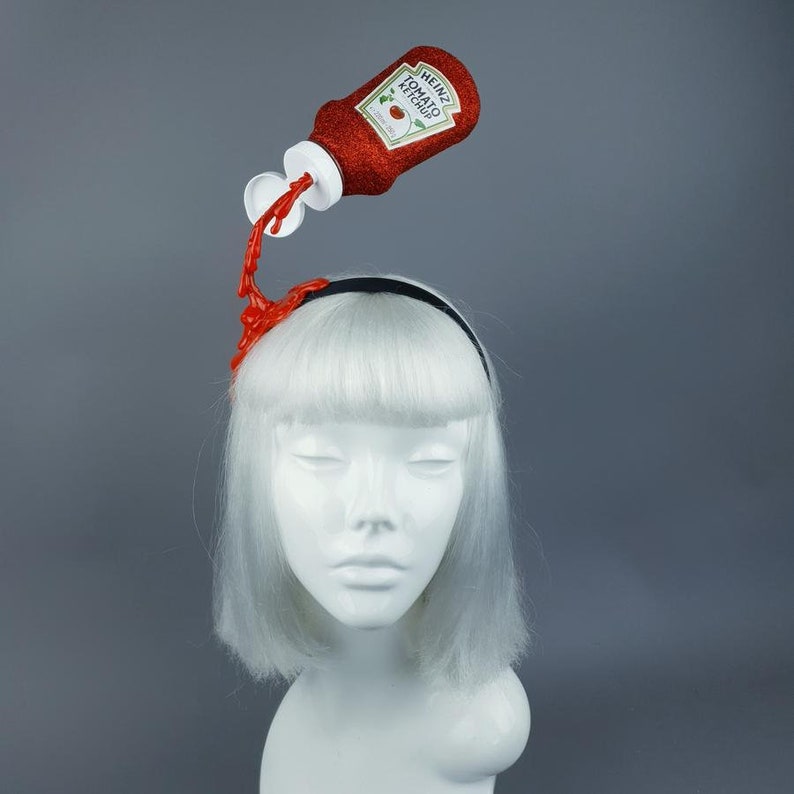 Tomato Sauce Headband Surreal Quirky Statement Drag Queen - Etsy