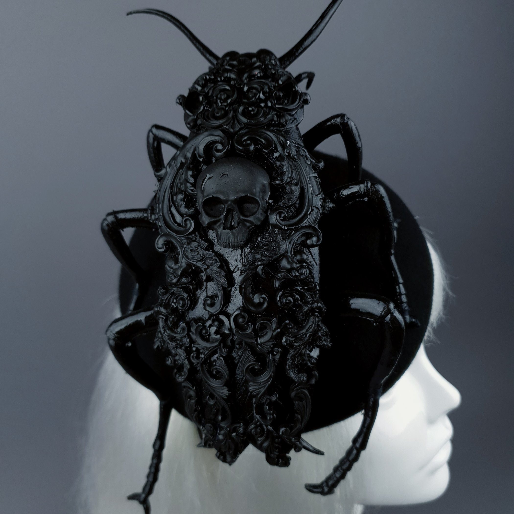 Giant Filigree Cockroach Fascinator Hat Surreal Royal Ascot - Etsy Denmark