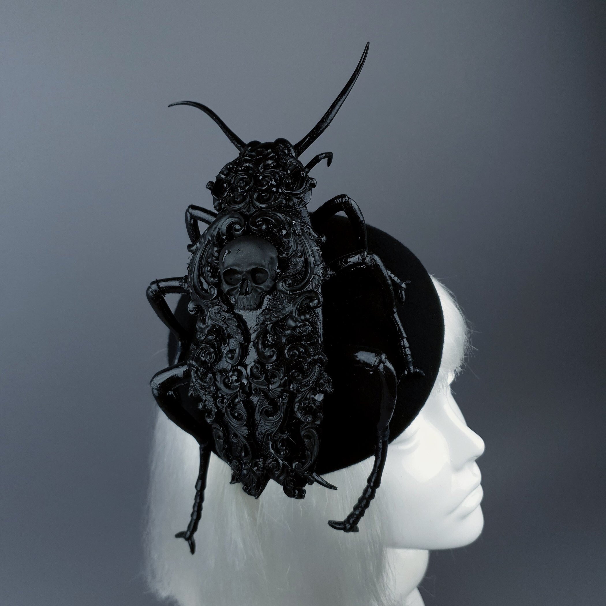 Giant Filigree Cockroach Fascinator Hat Surreal Royal Ascot - Etsy Denmark