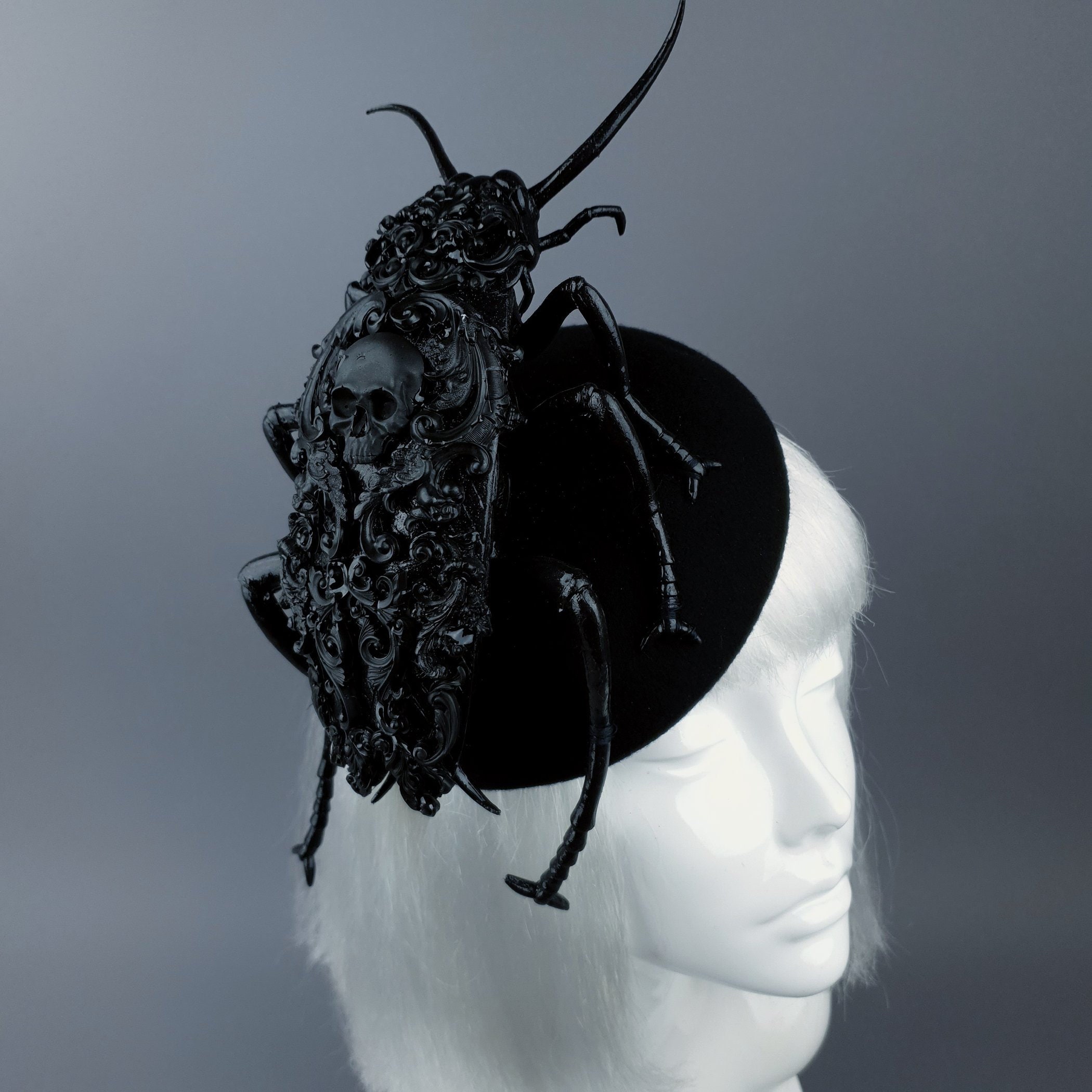 Giant Filigree Cockroach Fascinator Hat Surreal Royal Ascot - Etsy Denmark