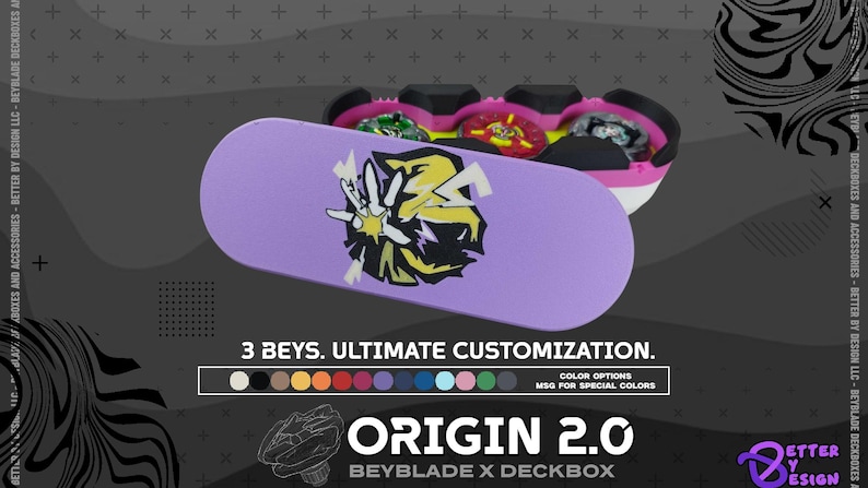 Beyblade X Deckbox "origin 2.0" ANNIVERSARY - Etsy