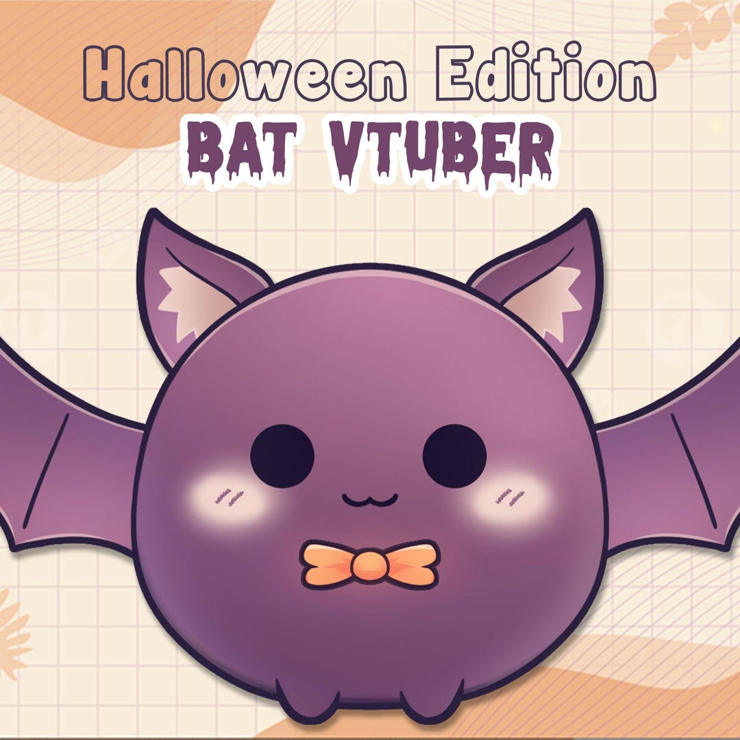 Live2d BAT Vtuber Model or Pet Vtuber (halloween Edition) | Fully ...