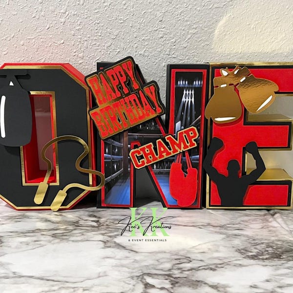 Boxing Centerpieces - Etsy