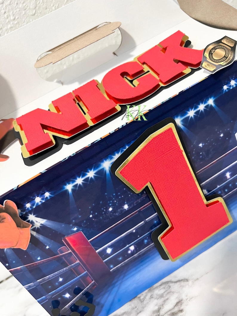 Boxing Party Favor Boxes | Boxing Theme Party Favors | Boxing Birthday ...