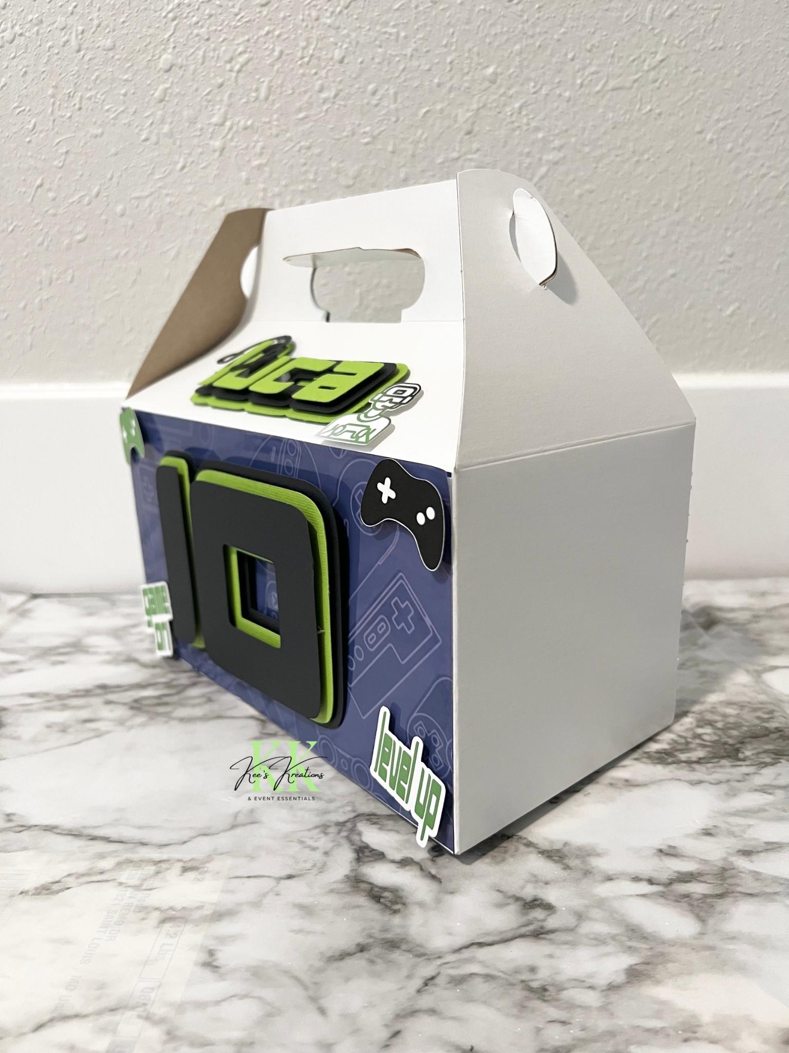 Gamer Party Favor Boxes | Gamer Theme Party Favors | Gamer Birthday ...
