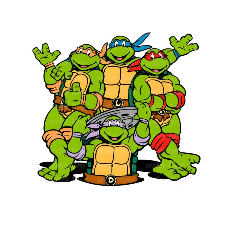 Ninja Turtles PNG Teenage Mutant Ninja Turtles SVG, DIY Coffee Mug ...