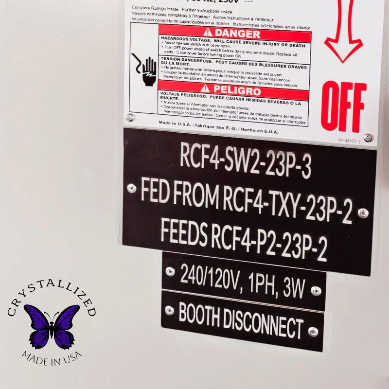 Electrical Panel Labeling - Etsy