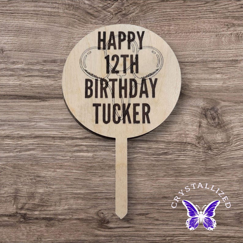 Custom Birthday Cake Topper - Etsy