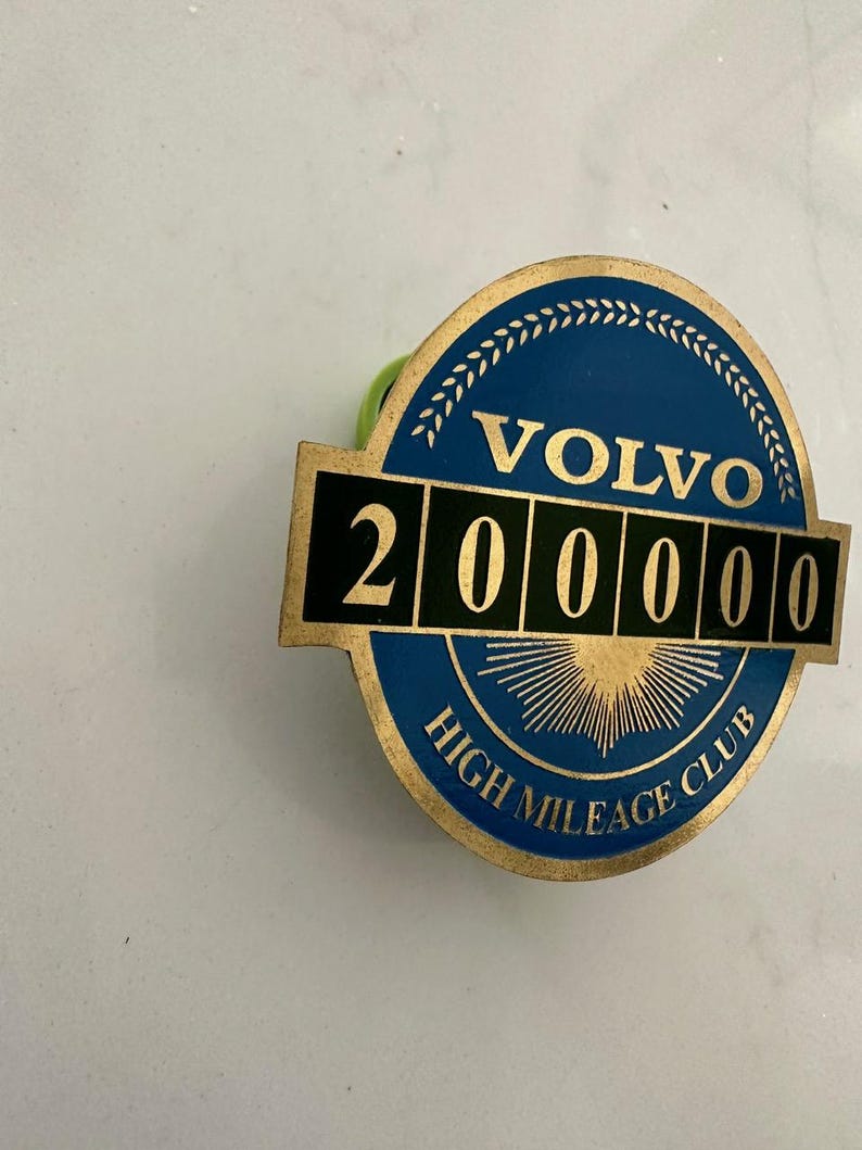 High Mileage Emblem 200K Compatible With Volvo P1800 544 122 240 140 ...